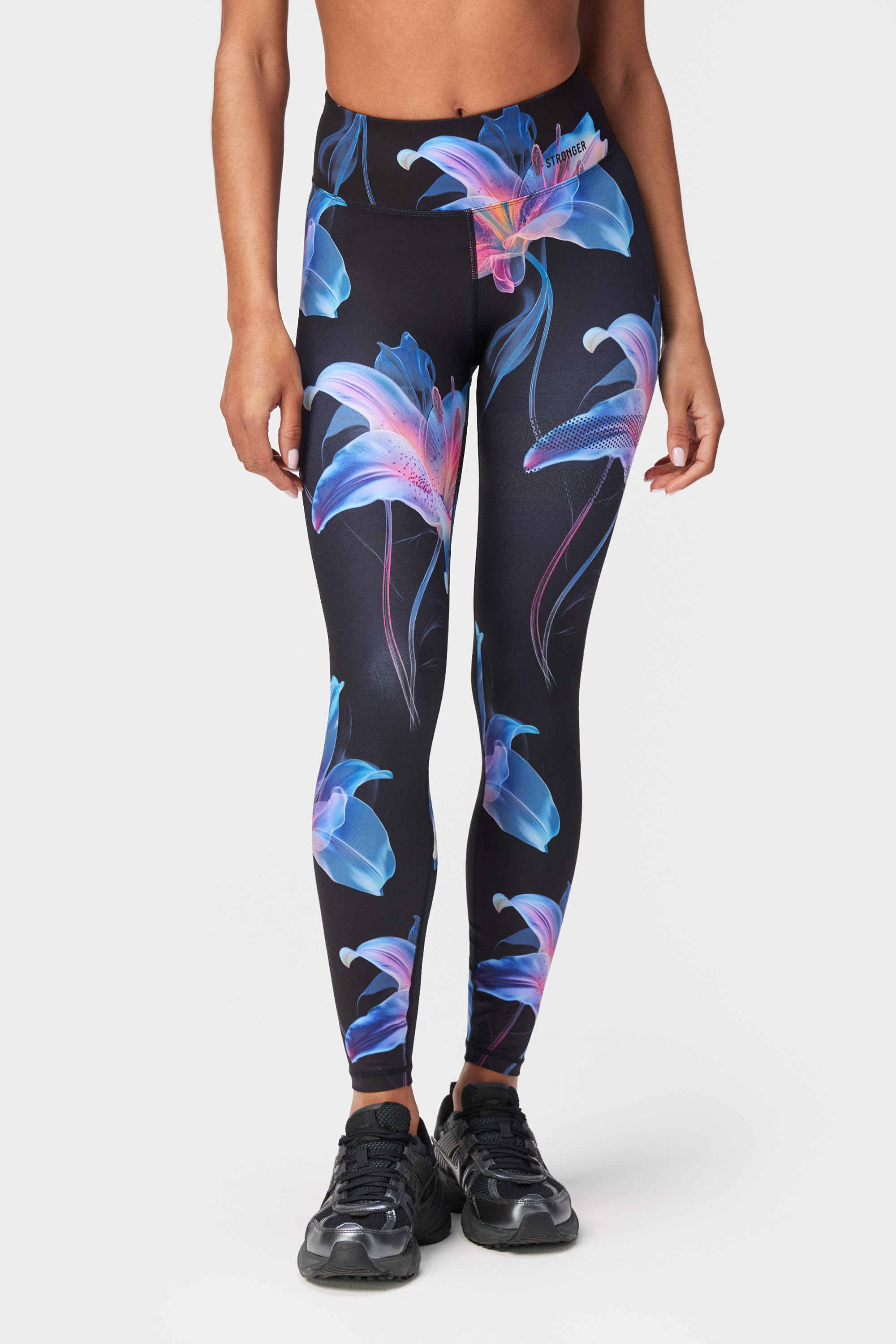 Explore Printed Leggings Colorful Flower I Hohe Taille I STRONGER