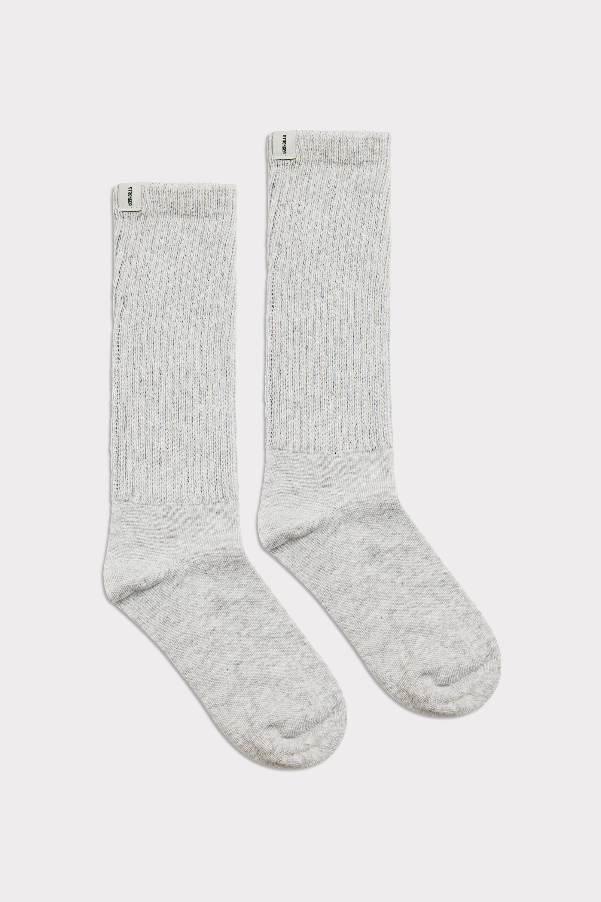 Slouch Socks Light Grey I Organic Cotton I STRONGER